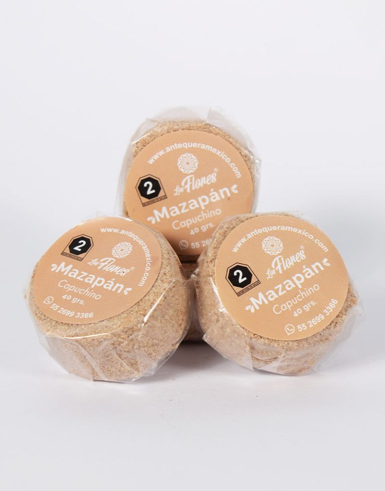 Mazapán de cacahuate sabor capuchino 40g. - Los Flores